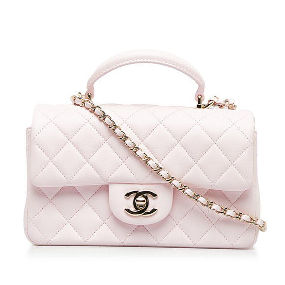 CHANEL | Bags | Chanel Mini Top Handle Flap Satchel | Poshmark